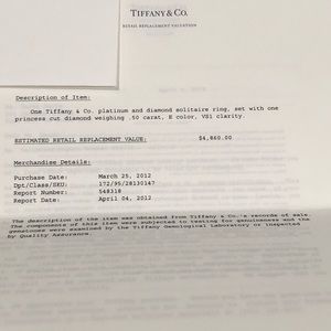 Tiffany & Co. | Jewelry | Tiffany Co Diamond Engagement Ring | Poshmark